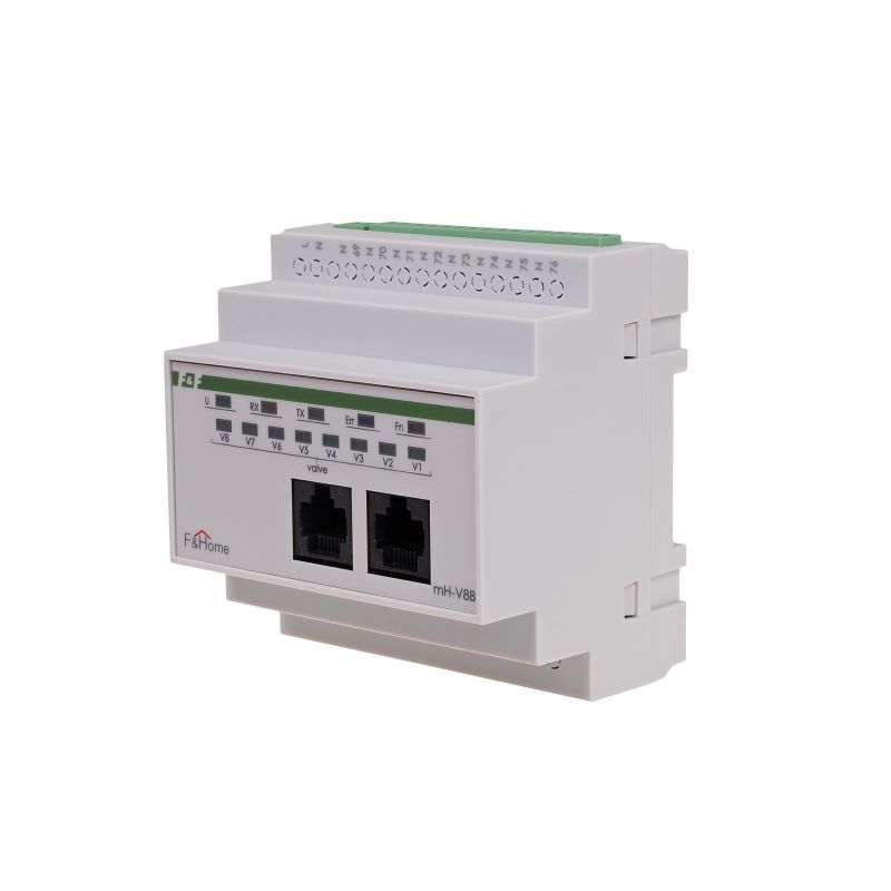 Eight-channel solenoid valve module