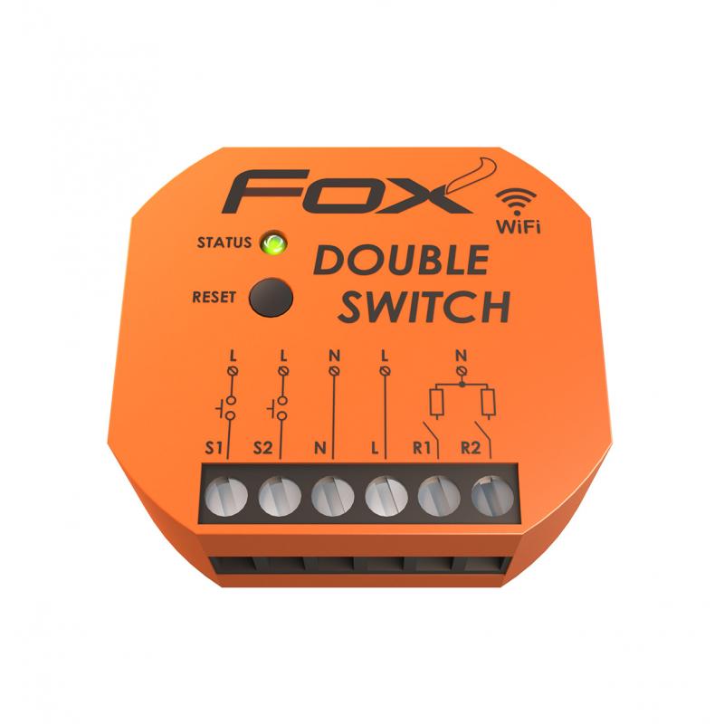 DOUBLE SWITCH double relay 230 V Wi-Fi