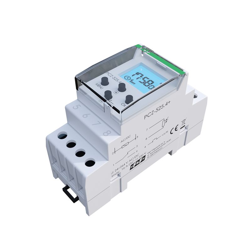 PCZ-525.4 PLUS zegar sterujący astronomiczny z przerwą nocną