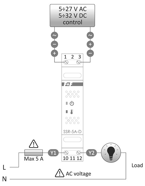 Modular solid-state relay SSR-5A-D