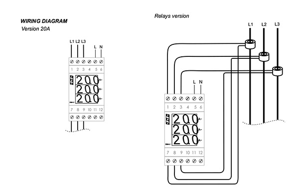 Current intensity indicator DMA-3